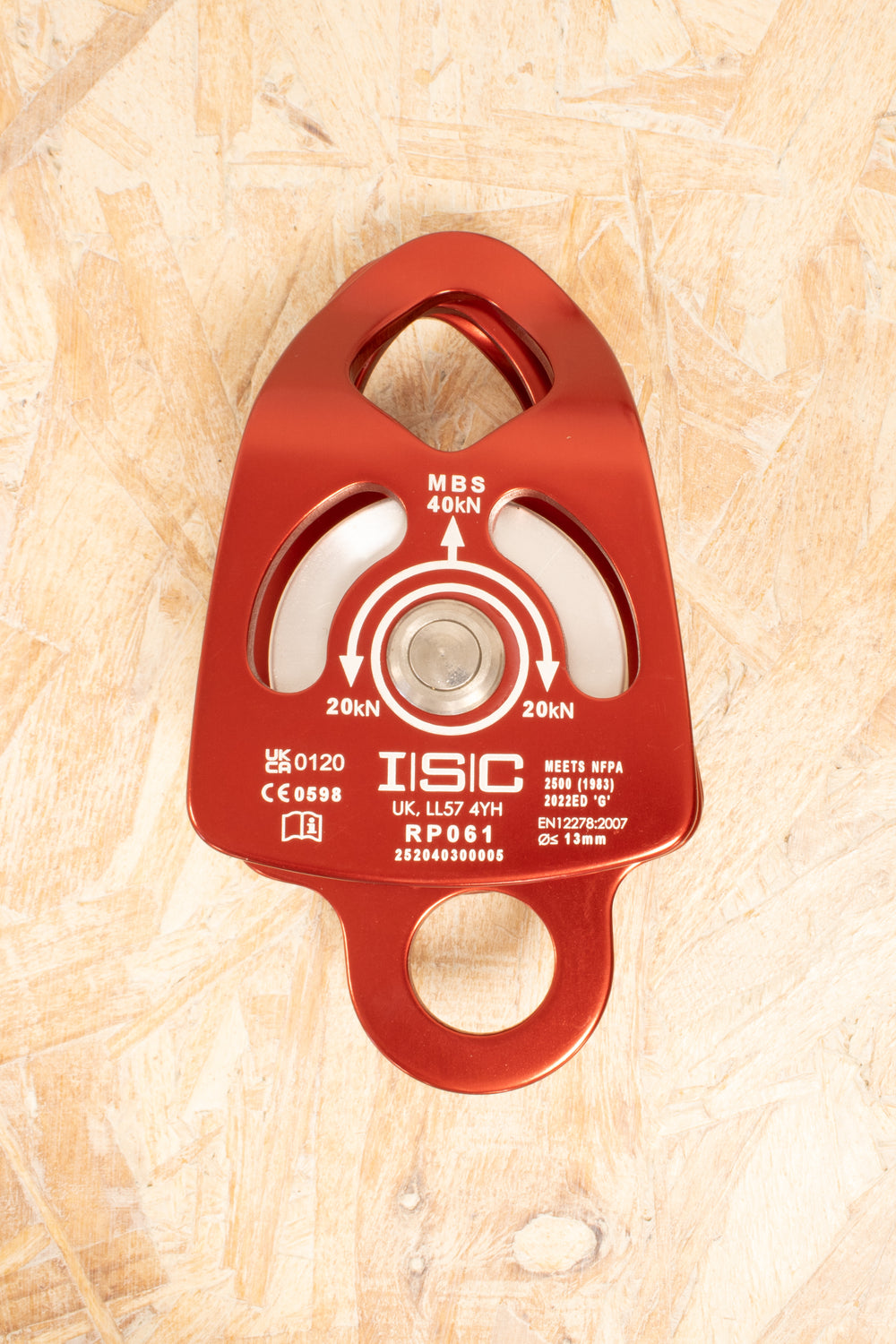 ISC - Double Prussik Pulley - Aluminium – Rope Access Equip
