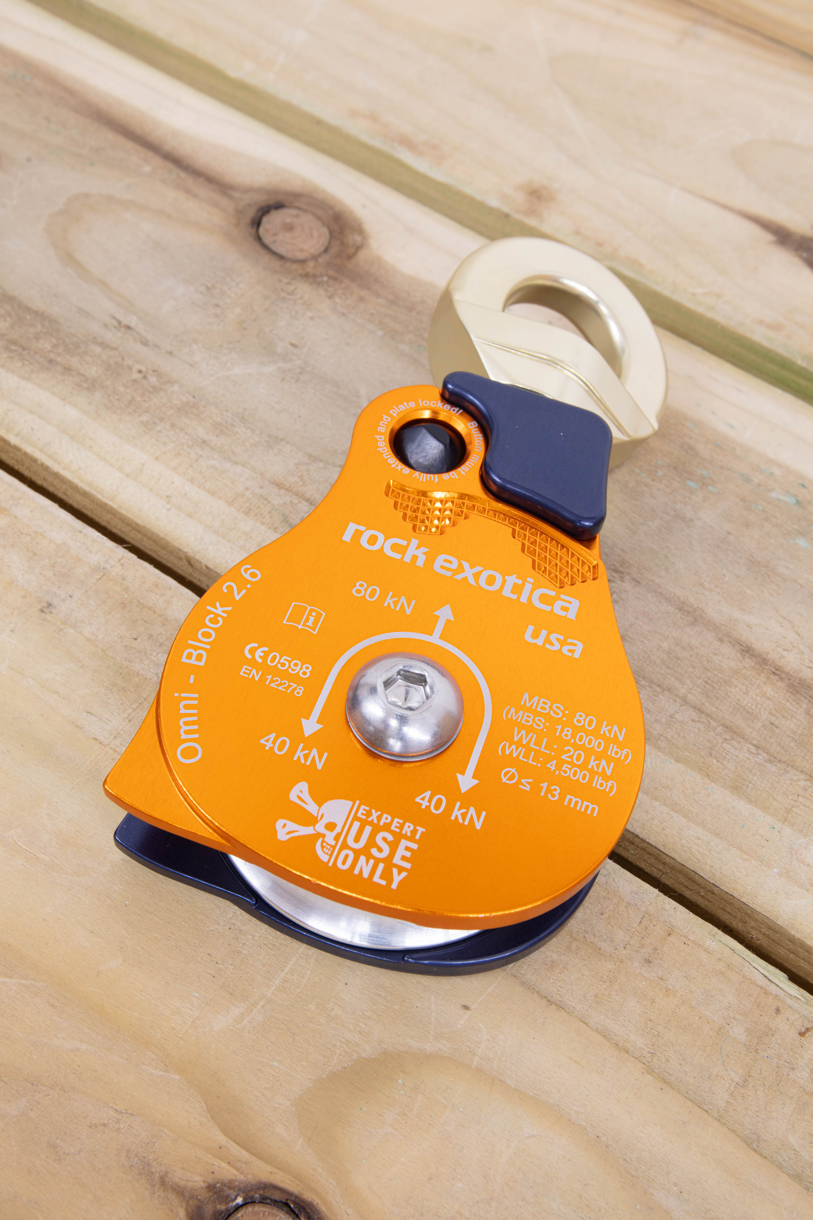 Rock Exotica - Omni Block 2.6 Single Pulley – Rope Access Equip