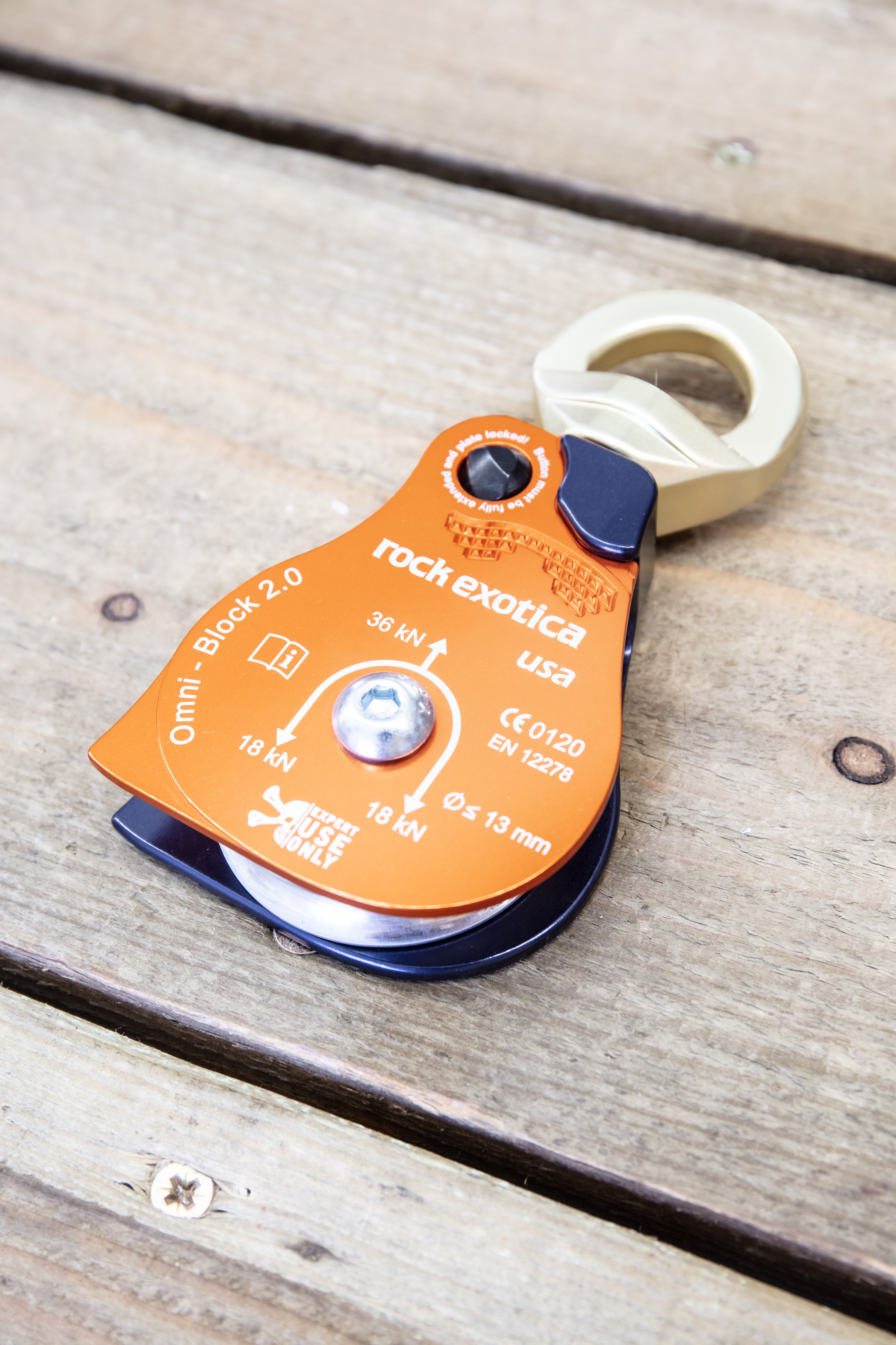 Rock Exotica - Omni Block 2.0 Single Pulley – Rope Access Equip