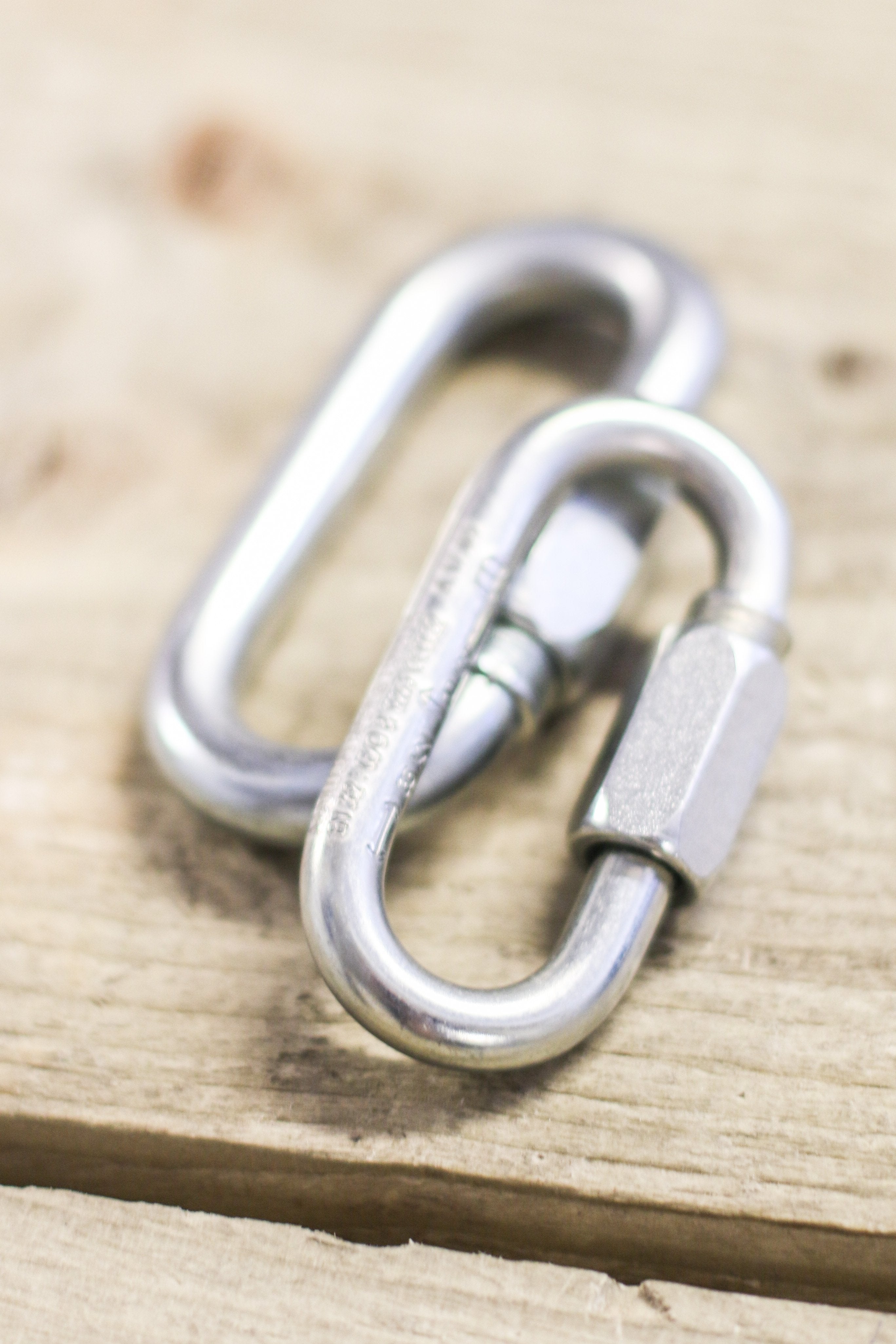 Maillon Rapide - Standard Oval, Galvanised steel – Rope Access Equip